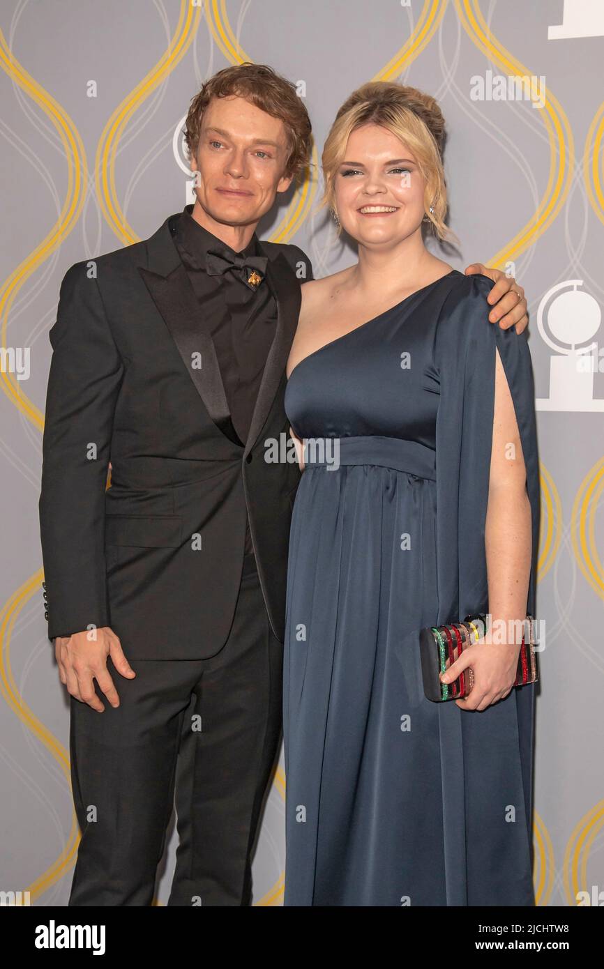 New York, United States. 12th June, 2022. Alfie Allen and Gaby French ...