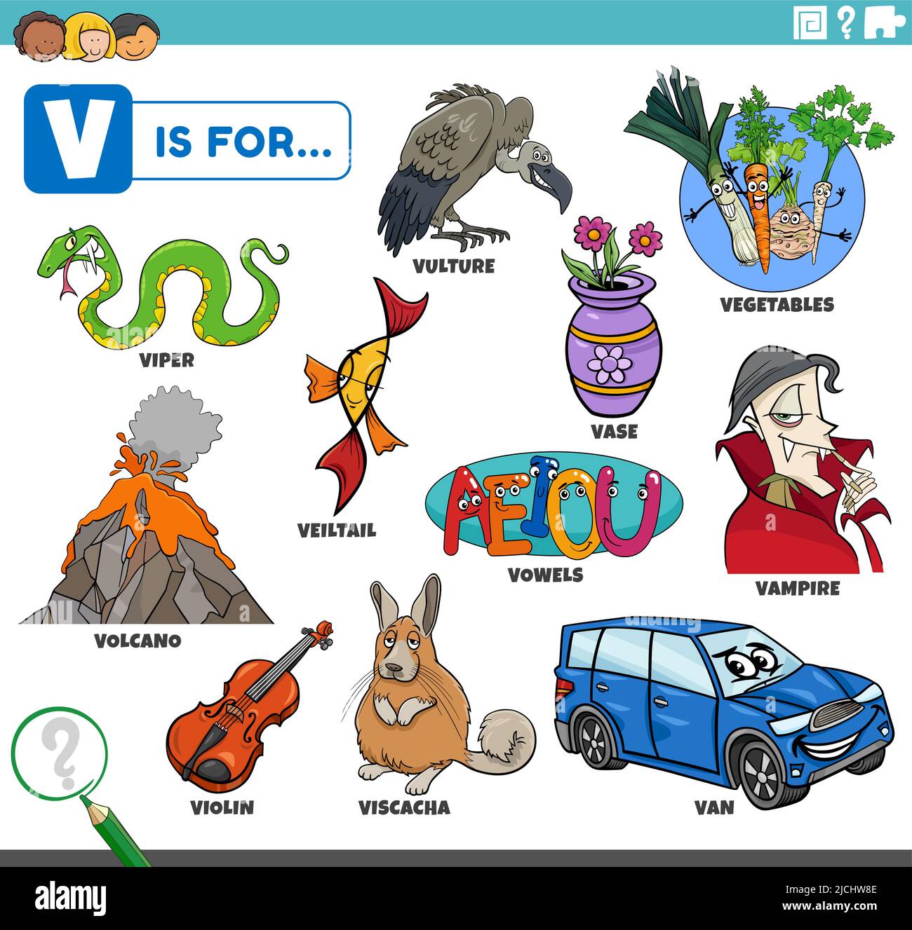 Objects That Start With The Letter V