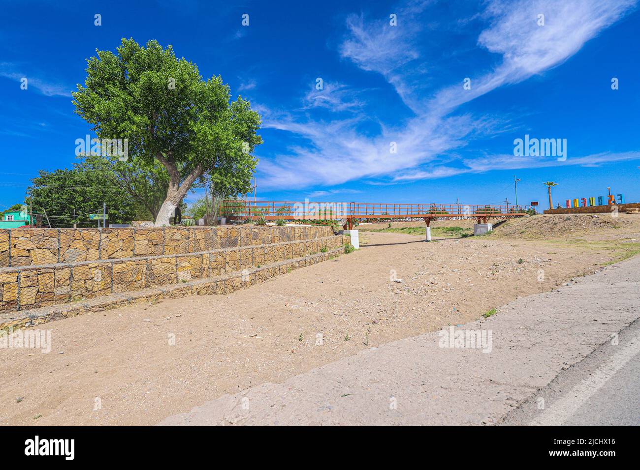 Esqueda, Mexico. Esqueda town in the state of Sonora Mexico. Esqueda ...