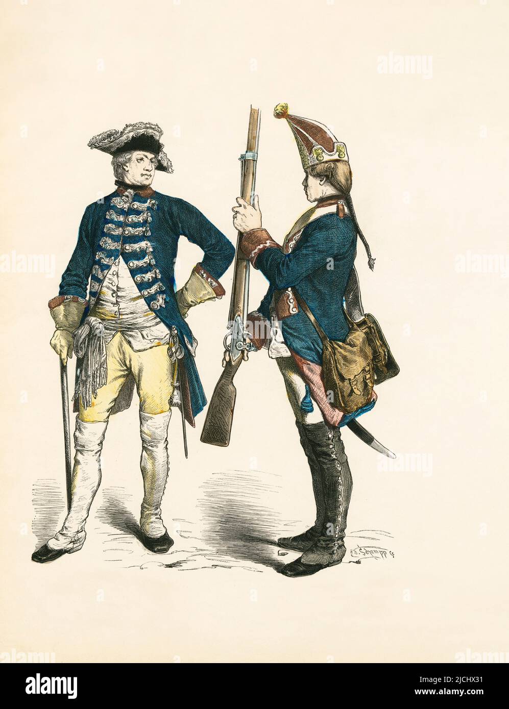1760 illustration hi-res stock photography and images - Alamy