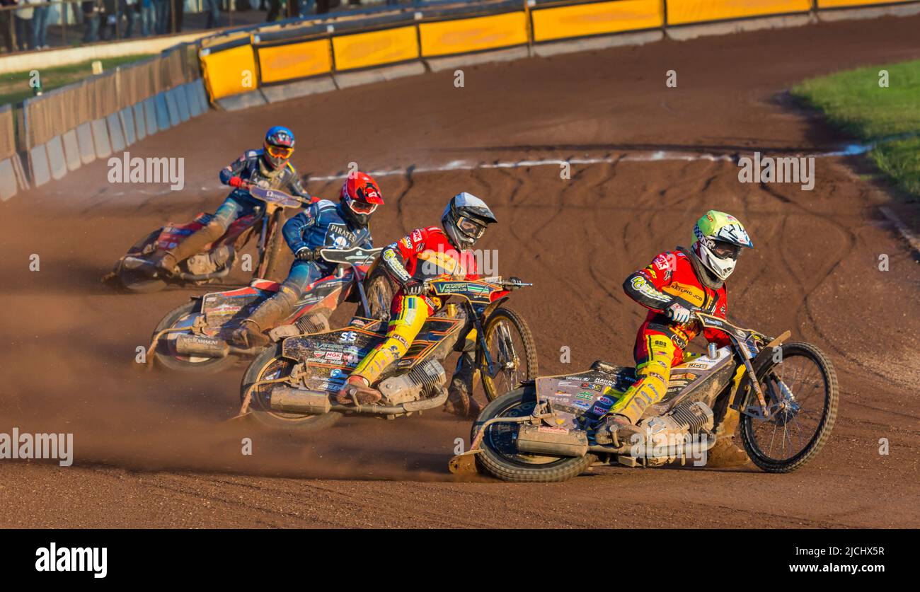 Speedway - Poole Pirates v Leicester Lions playing at Poole stadium ...