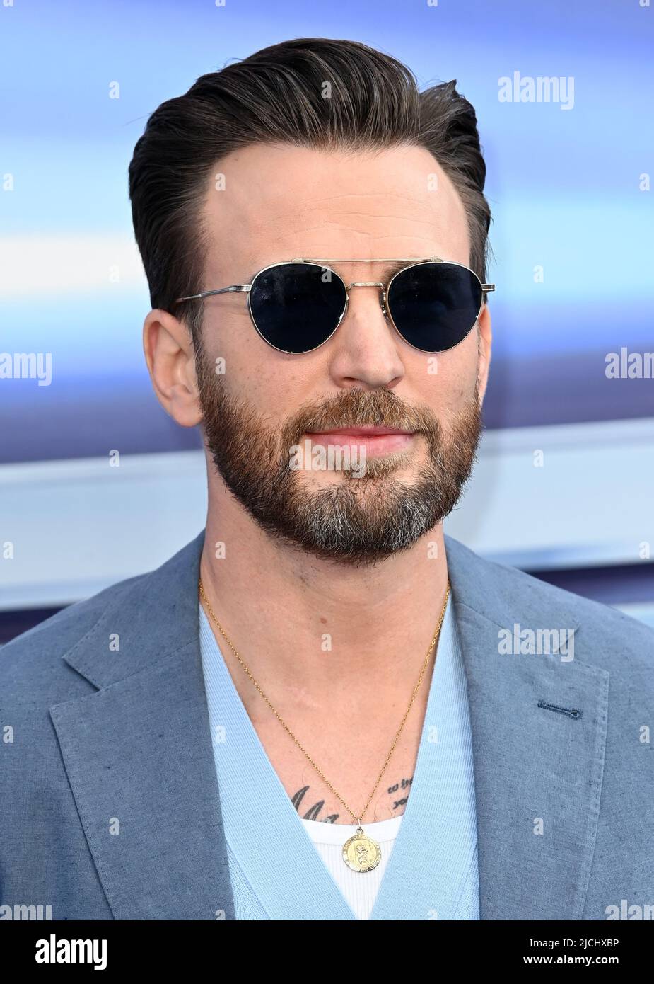 June 13th, 2022. London, UK. Chris Evans arriving at the UK Premiere of ...