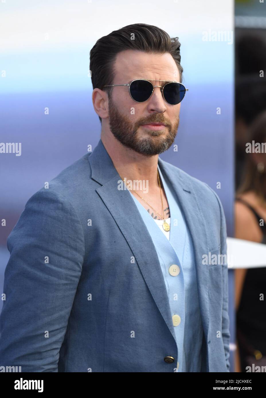 June 13th, 2022. London, UK. Chris Evans arriving at the UK Premiere of ...