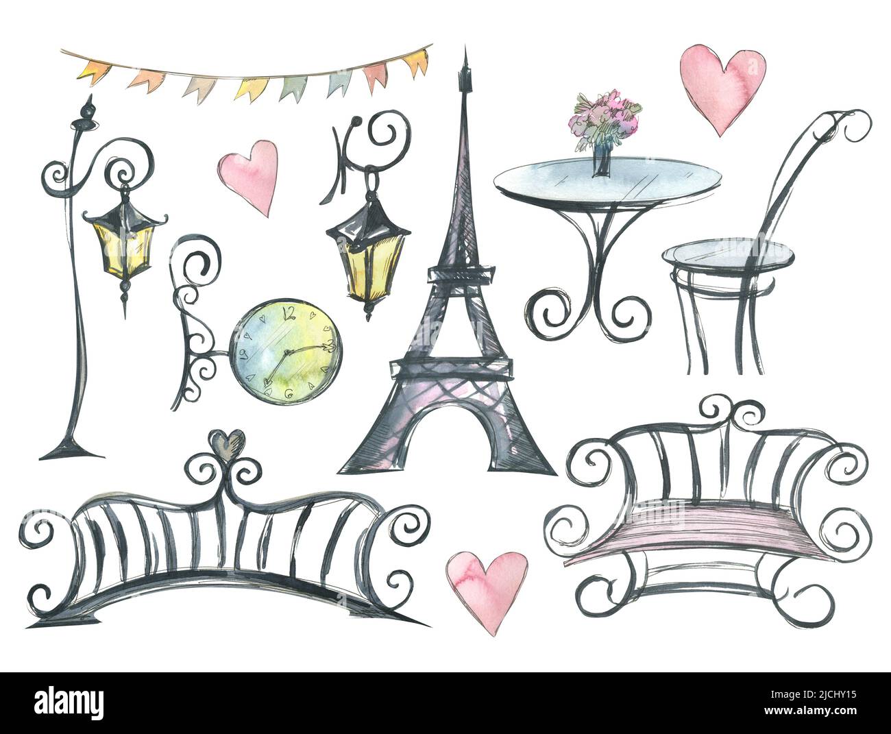 Paris travel posters hi-res stock photography and images - Alamy