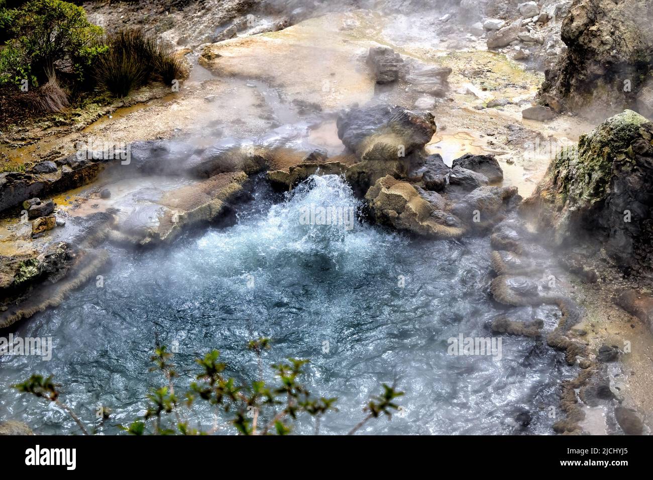 Caldeiras das Furnas. Azores, San Miguel Stock Photo - Alamy