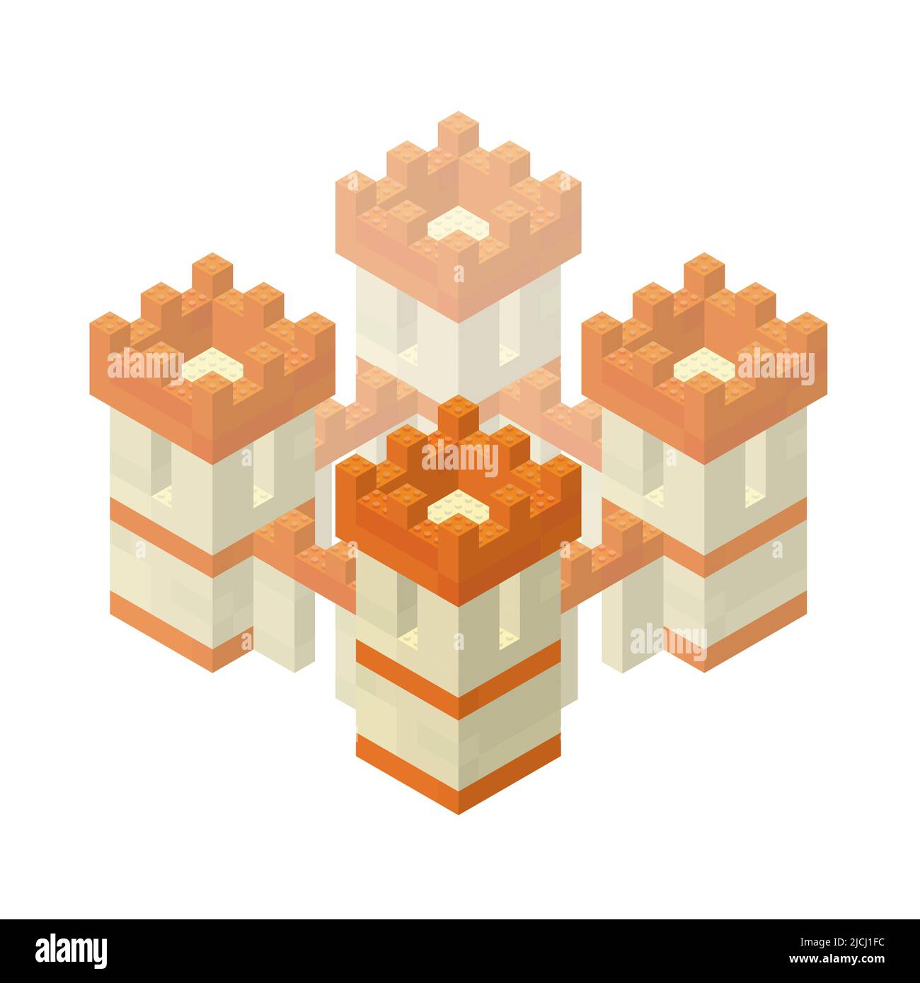 Four tower blocks Stock Vector Images - Alamy