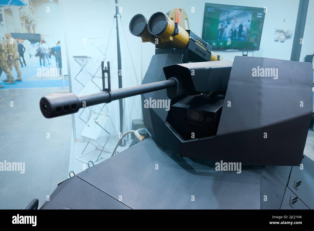 Artificial intelligence mobile robotic weapon station Stock Photo - Alamy
