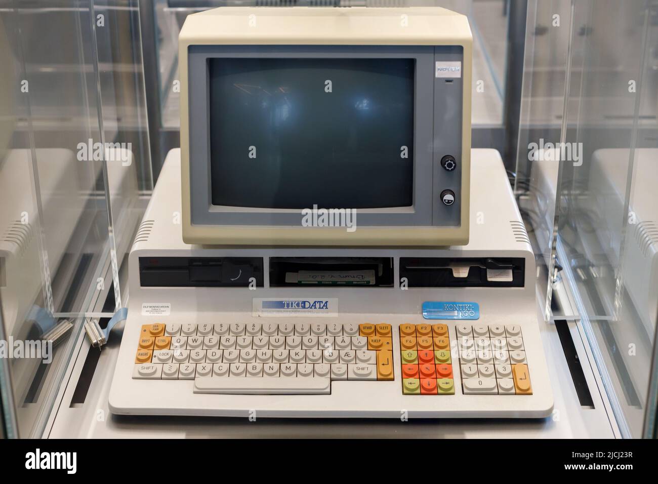 Oslo, Norway. May 01, 2022: Tiki-100 was a desktop home/personal ...