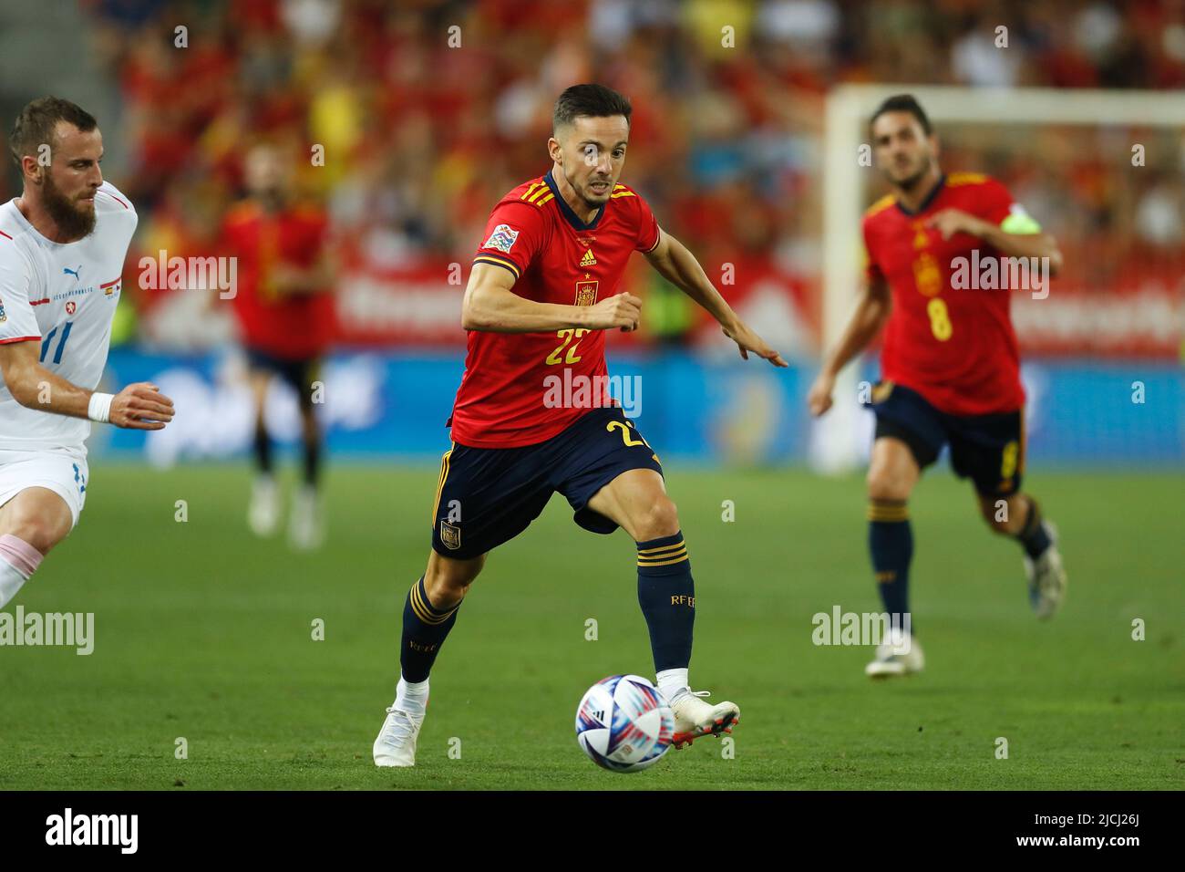 Malaga, Spain. 12th June, 2022. Pablo Sarabia (ESP) Football/Soccer ...