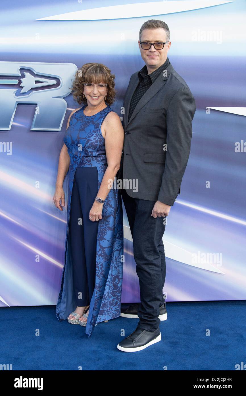 LONDON, ENGLAND - JUNE 13: Galyn Susman and Angus Maclane attends the ...