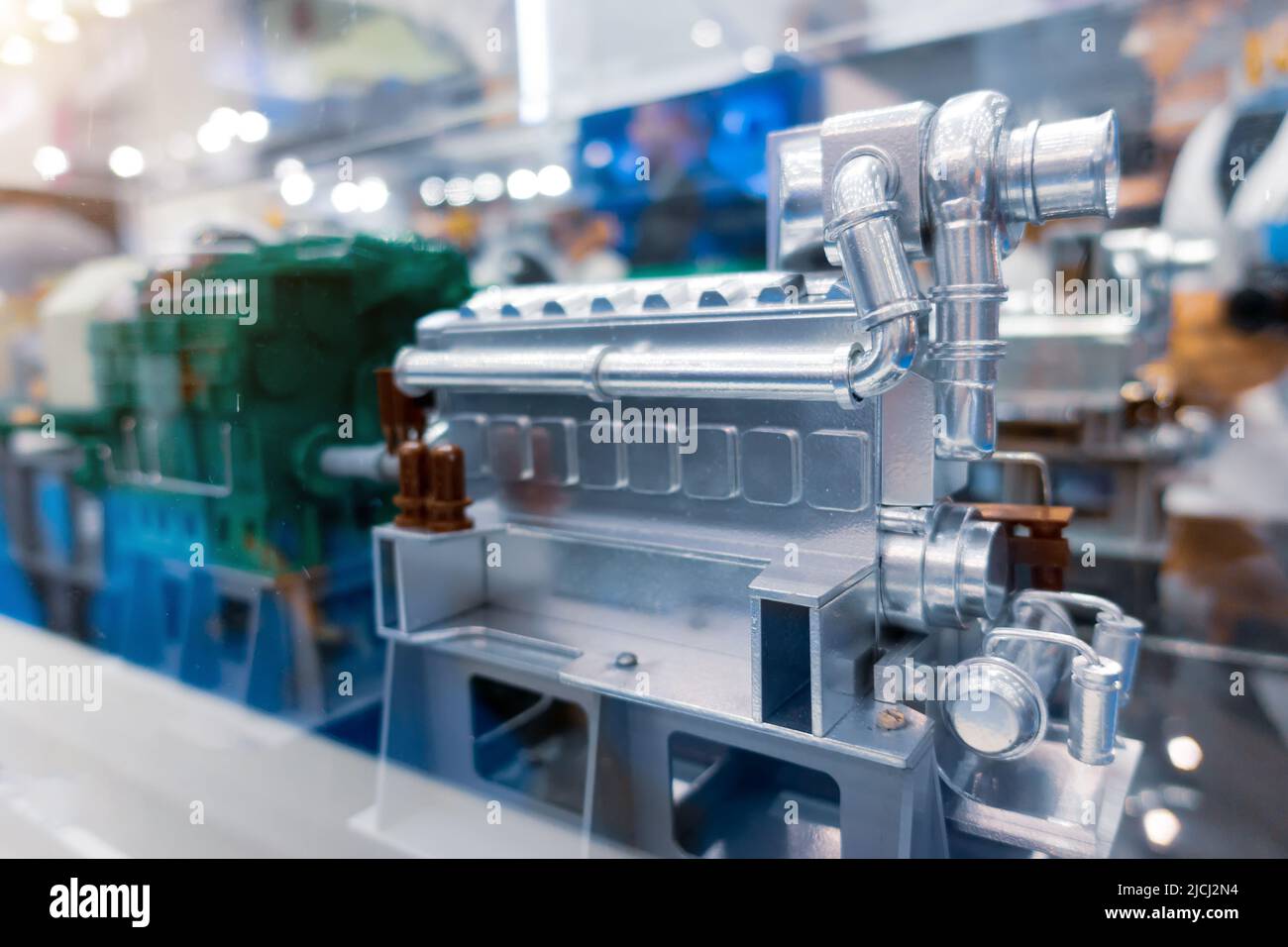 Gas turbine engine. Turbine rotation. Internal organization Stock Photo ...