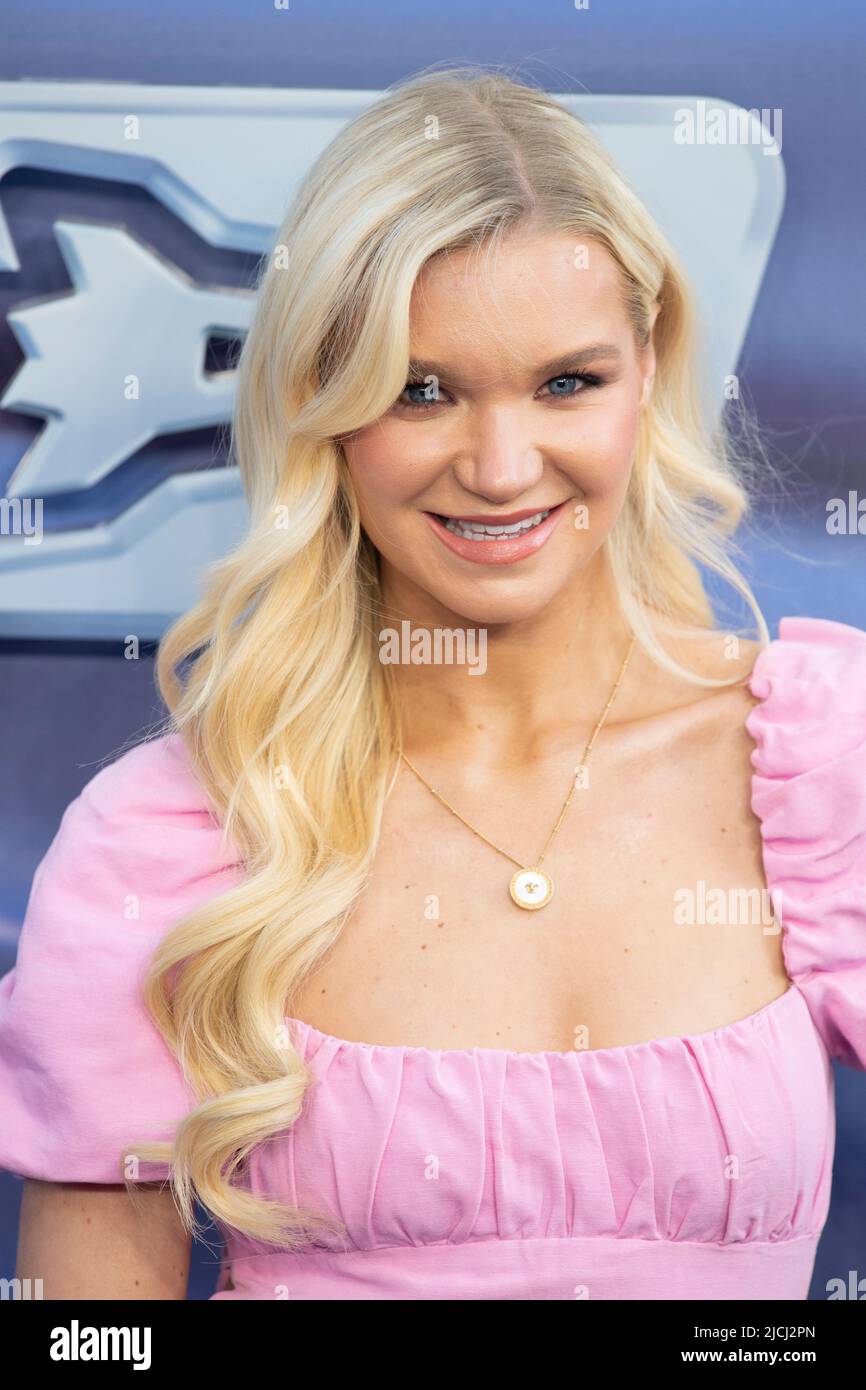 LONDON, ENGLAND - JUNE 13: Abbie Quinnen attends the UK Premiere of ...