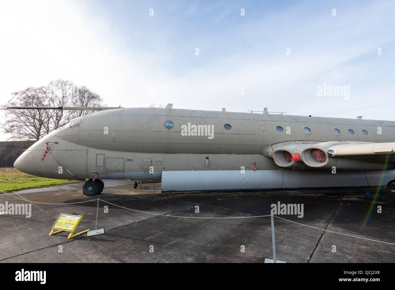 York.Yorkshire.United Kingdom.February 16th 2022.A Nimrod plane ...