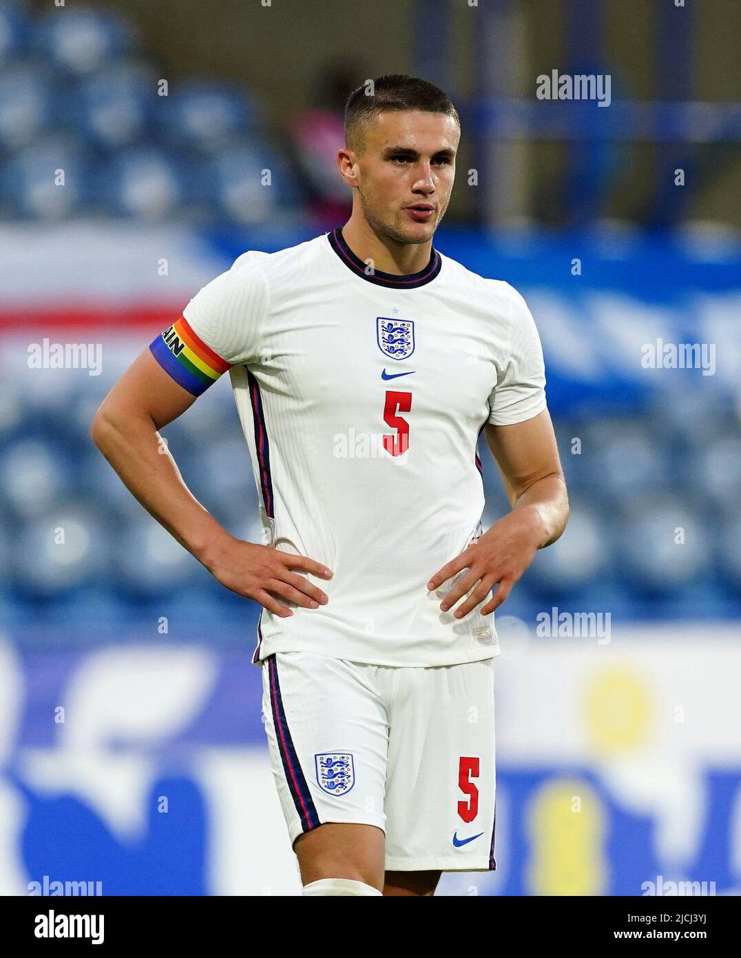 England's Taylor Harwood-Bellis during the UEFA European U21 ...