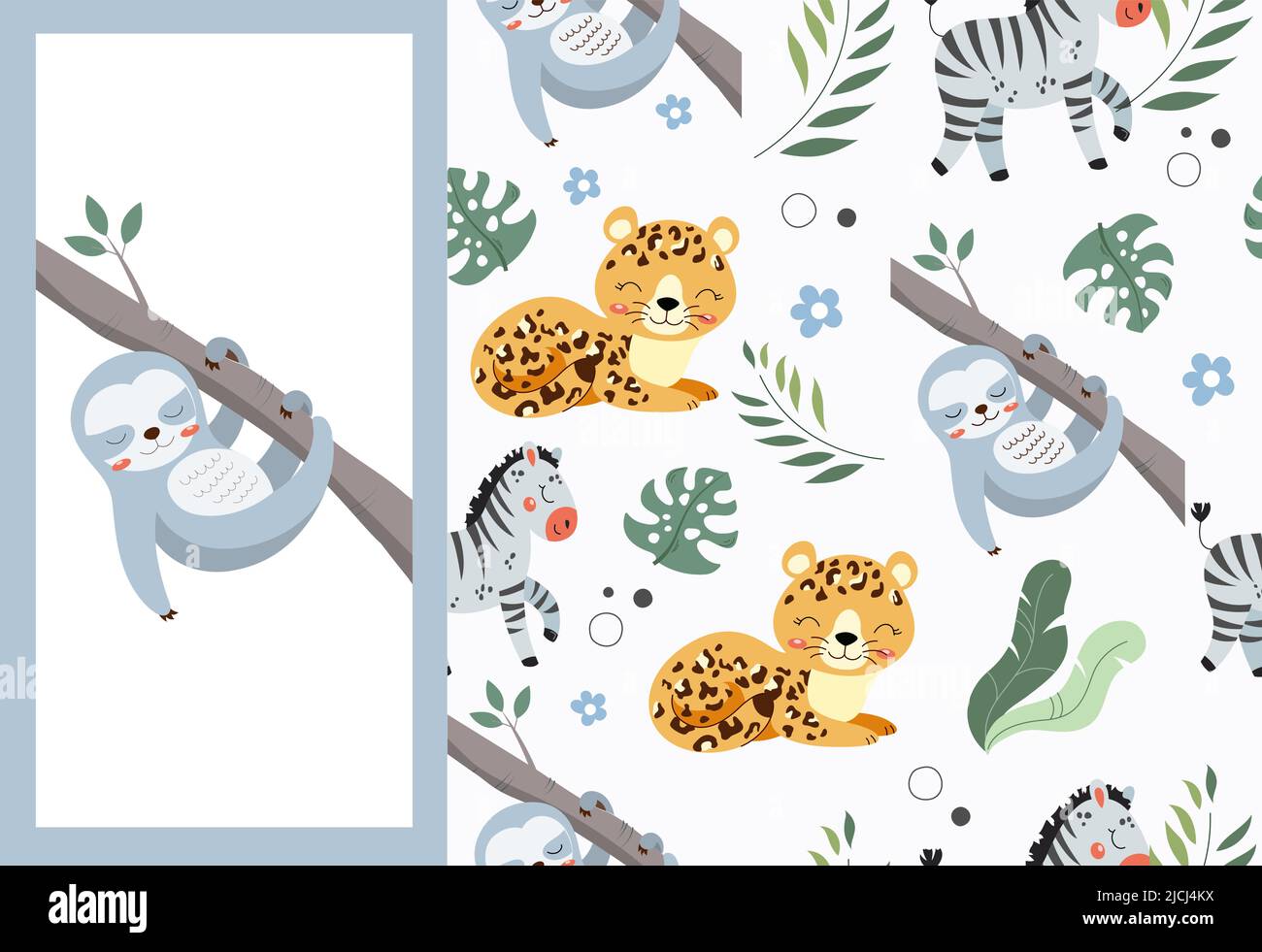Animals seamless pattern Stock Vector Image & Art - Alamy
