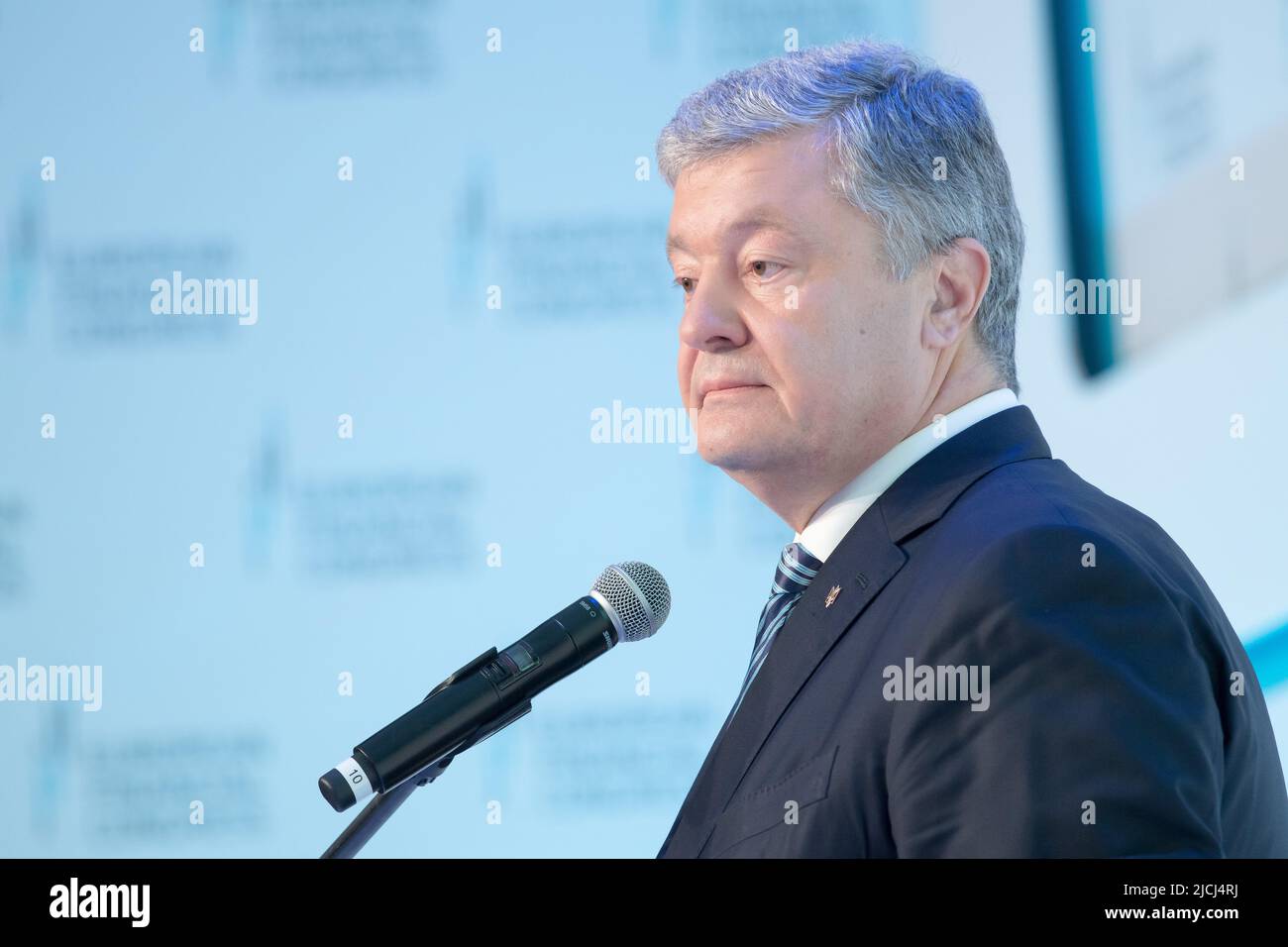 Petro Poroshenko, former President of Ukraine, in Sopot, Poland ...