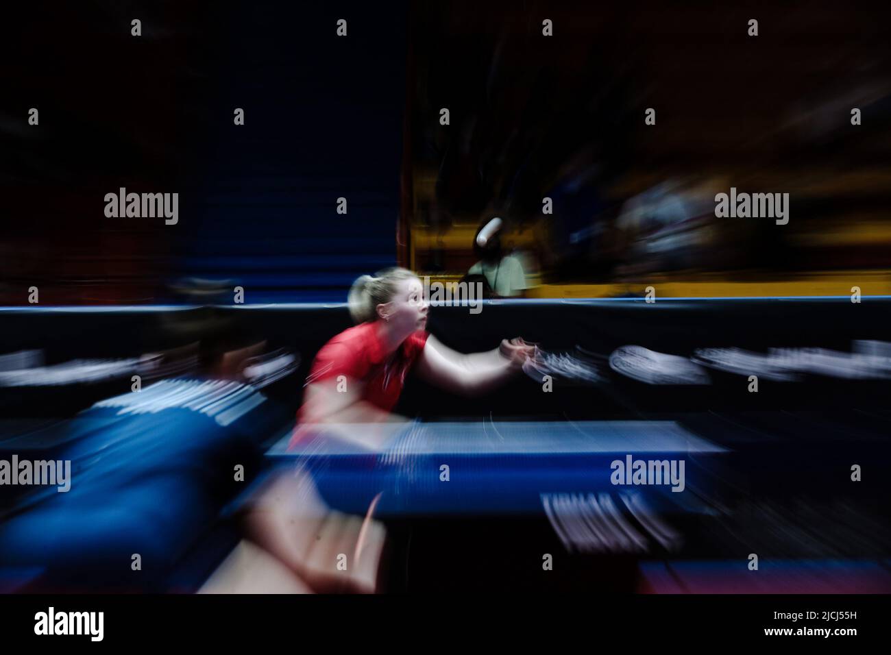 Zagreb, Croatia, June 13, 2022. Croatia's Hana Arapovic in action ...