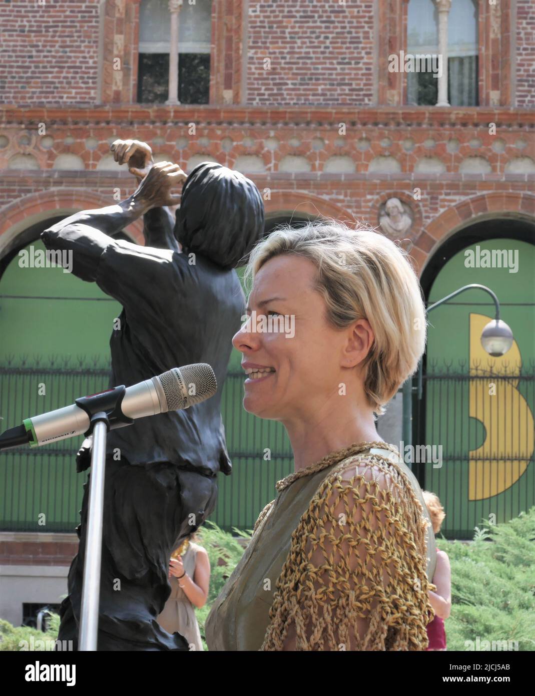 Milan, Italy Inauguration of sculpture for Margherita Hack entitled ...