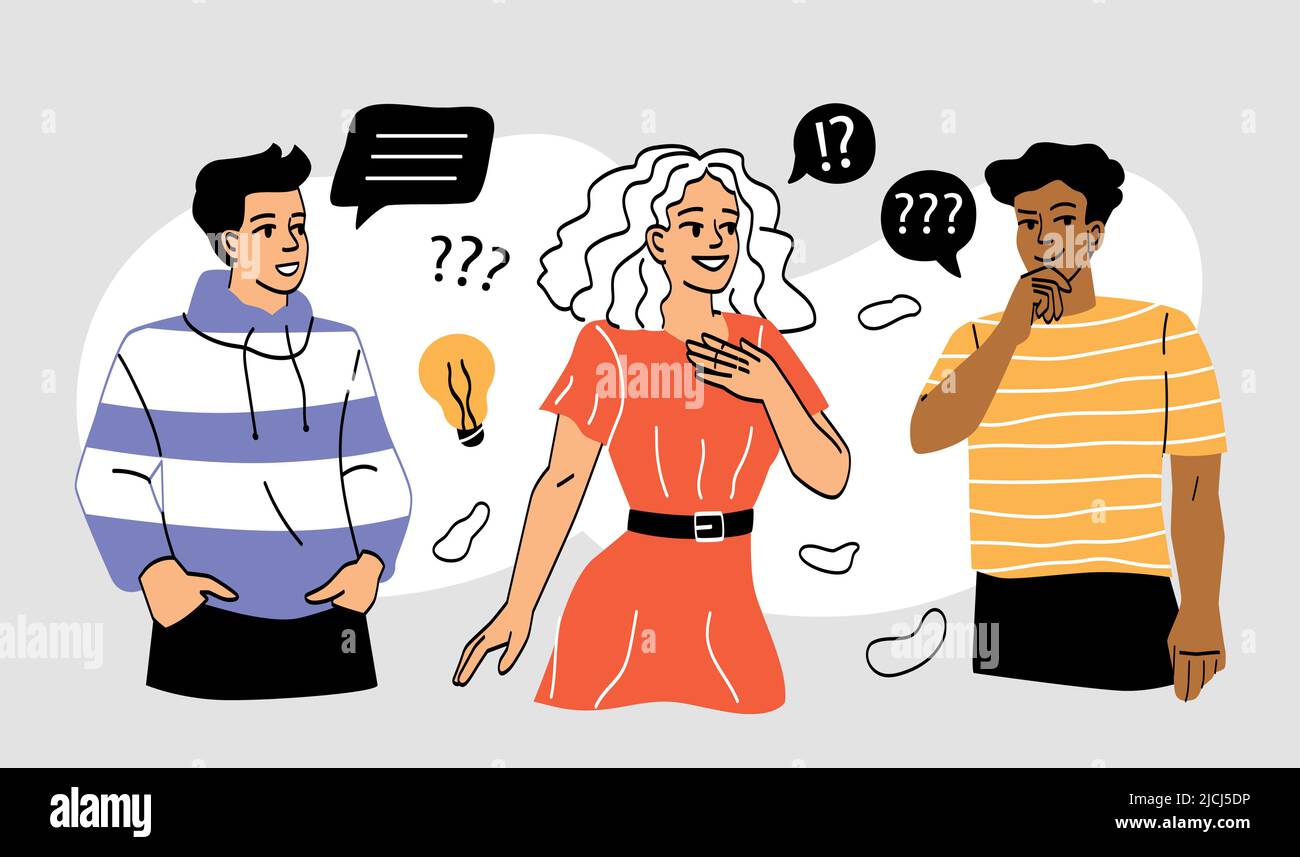 Concept of dialogue Stock Vector Image & Art - Alamy