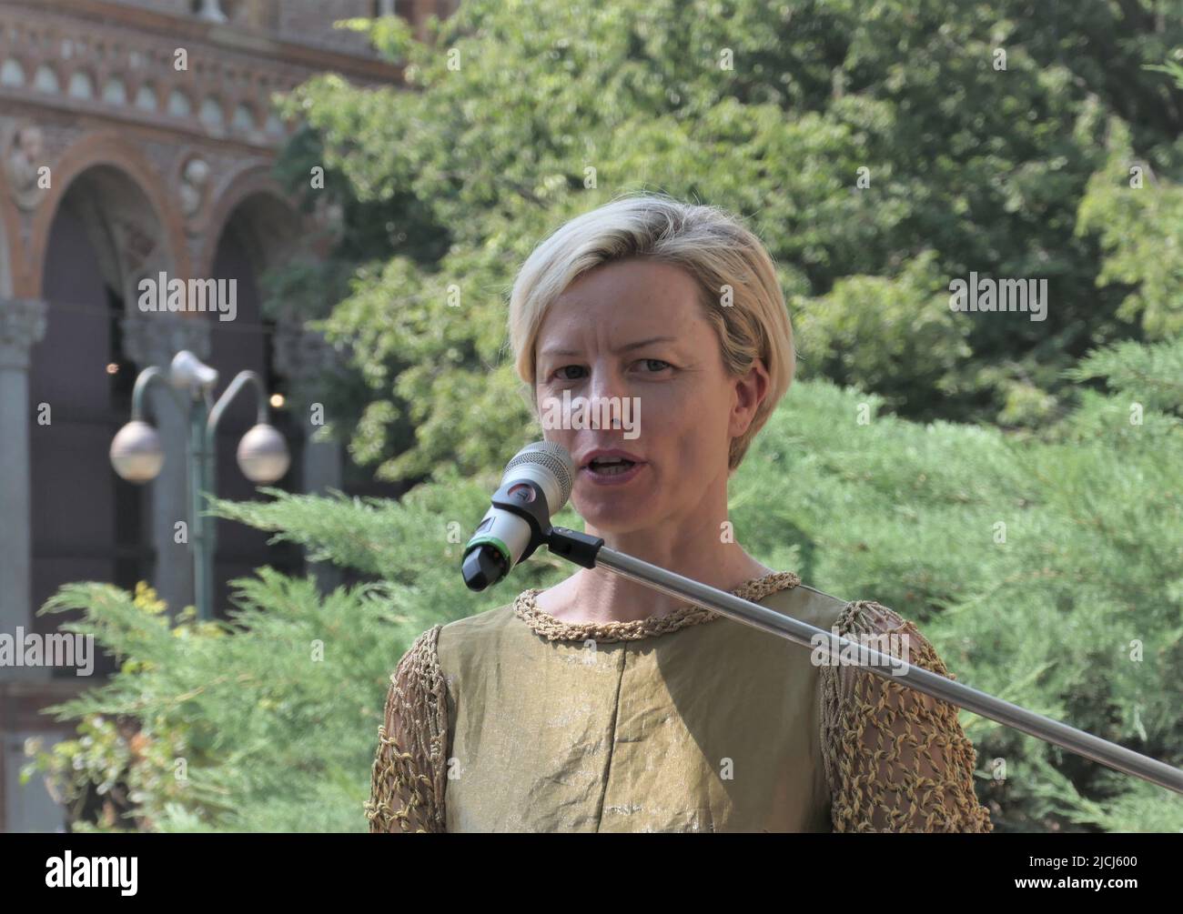 Milan, Italy Inauguration of sculpture for Margherita Hack entitled ...