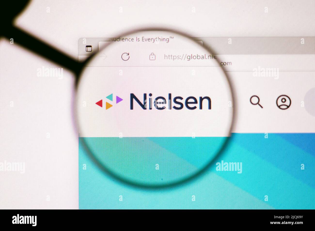 Brazil. 13th June, 2022. In this photo illustration, the homepage of ...