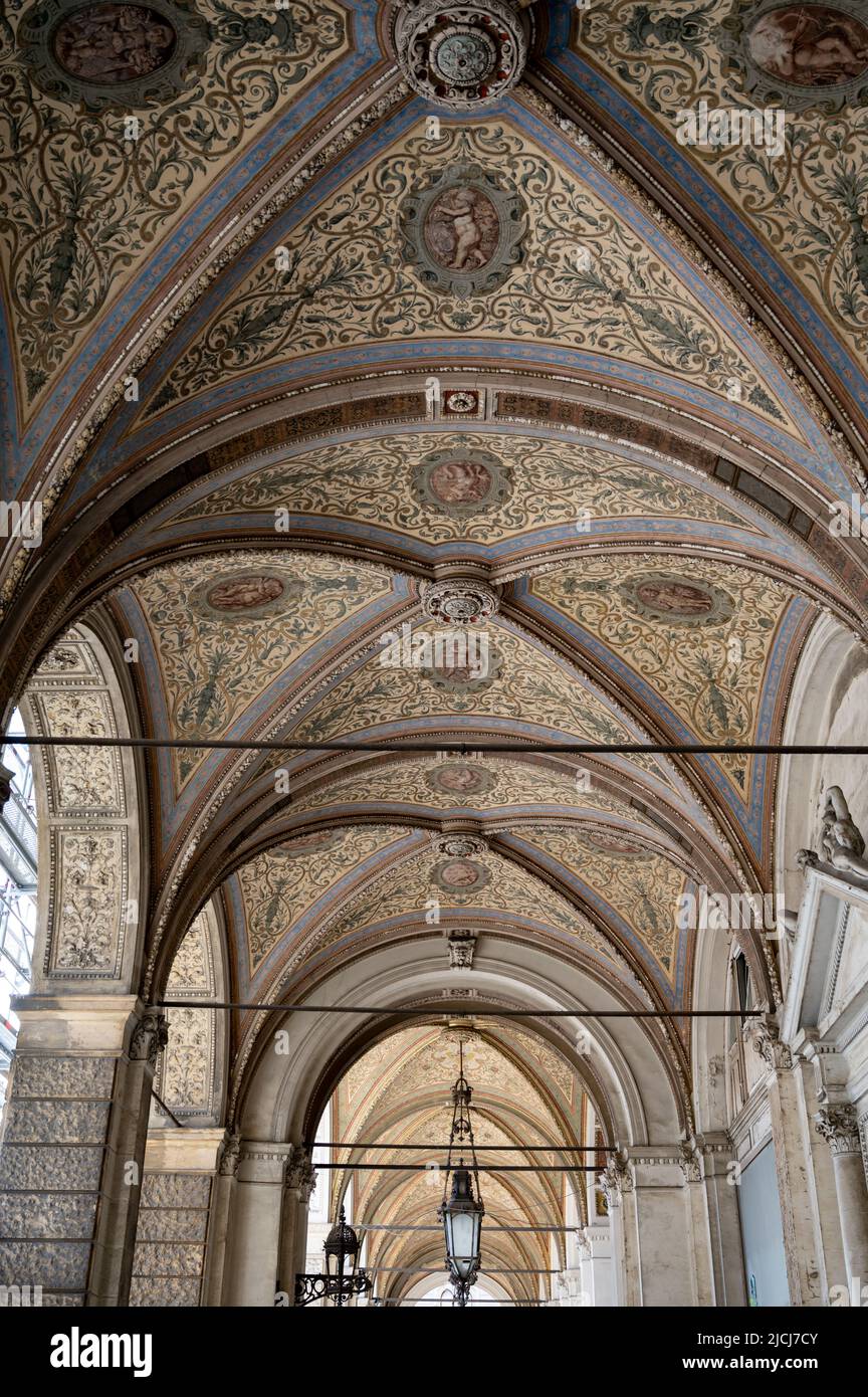 Capital of Austria Vienna, architectural and decoration elements on ...