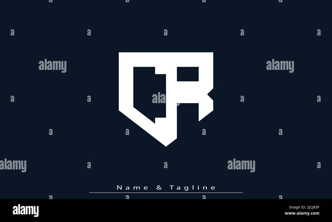 Alphabet letters Initials Monogram logo CR , RC Stock Vector Image ...