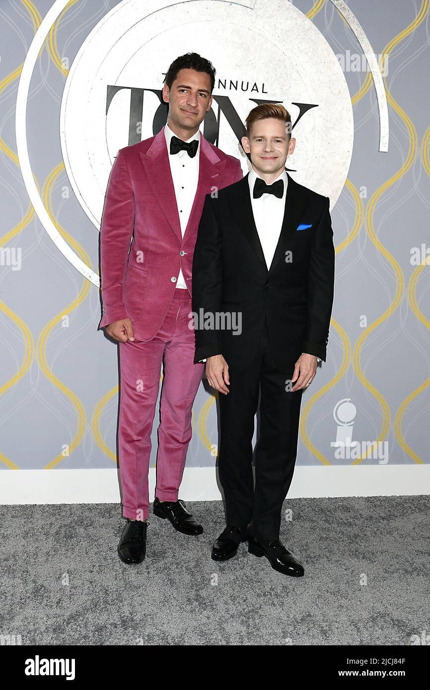 Scott Bixby and Andrew Keenan-Bolger attends the 75th Annual Tony ...