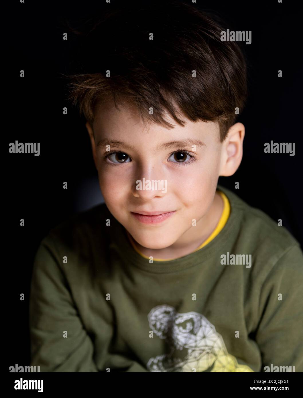 Cute boy portrait Stock Photo - Alamy