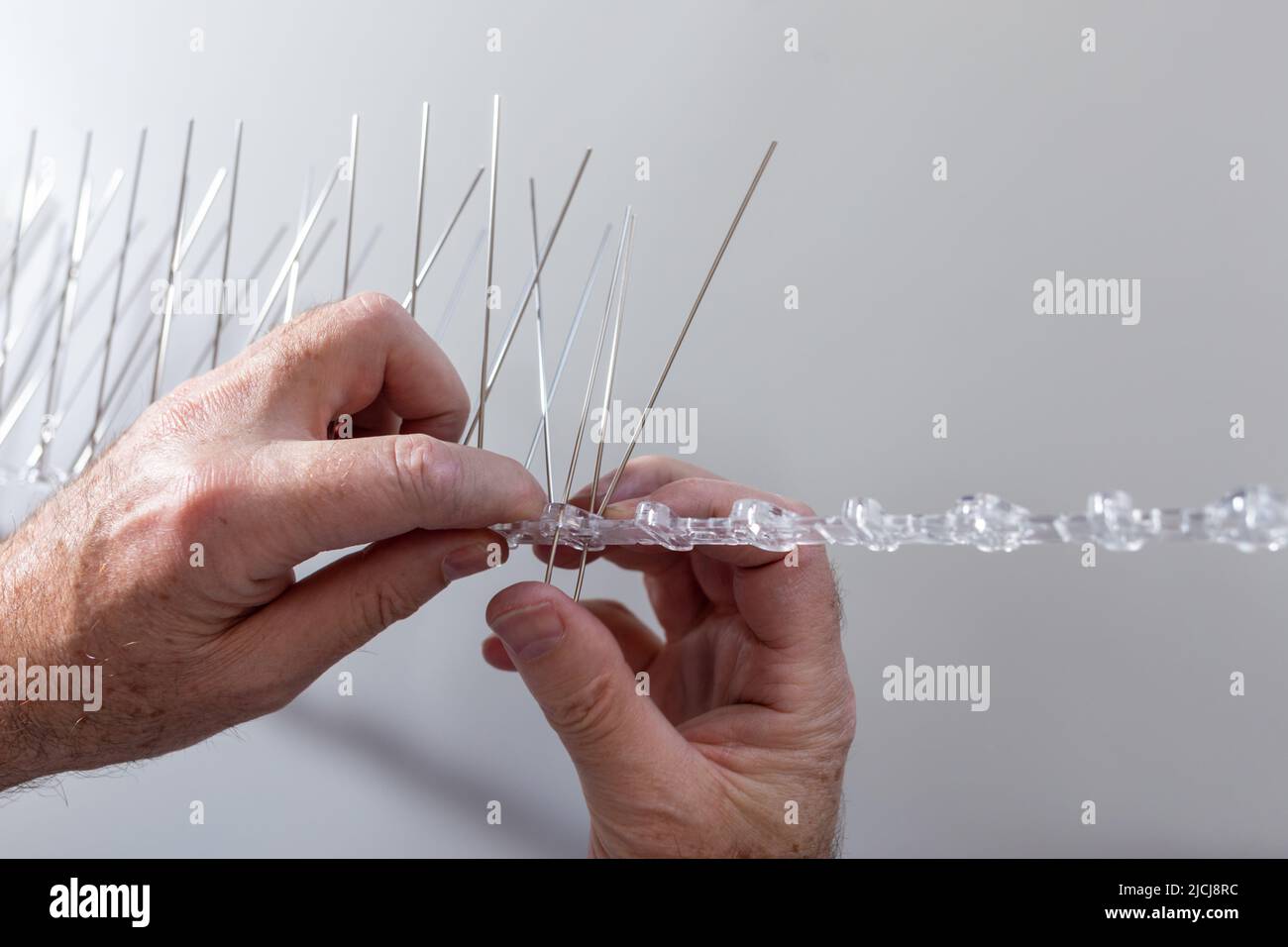 Anti sitting spikes hi-res stock photography and images - Alamy