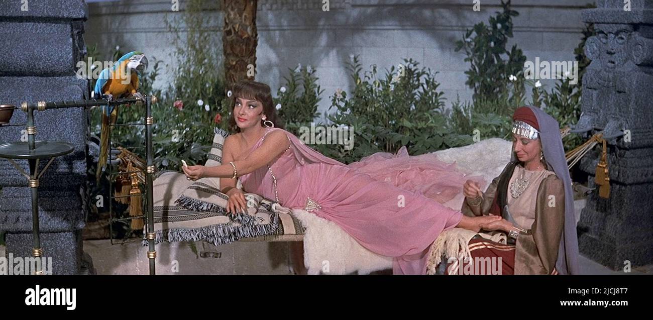 Los Angeles.CA.USA. Gina Lollobrigida as Queen of Sheba and Jean ...