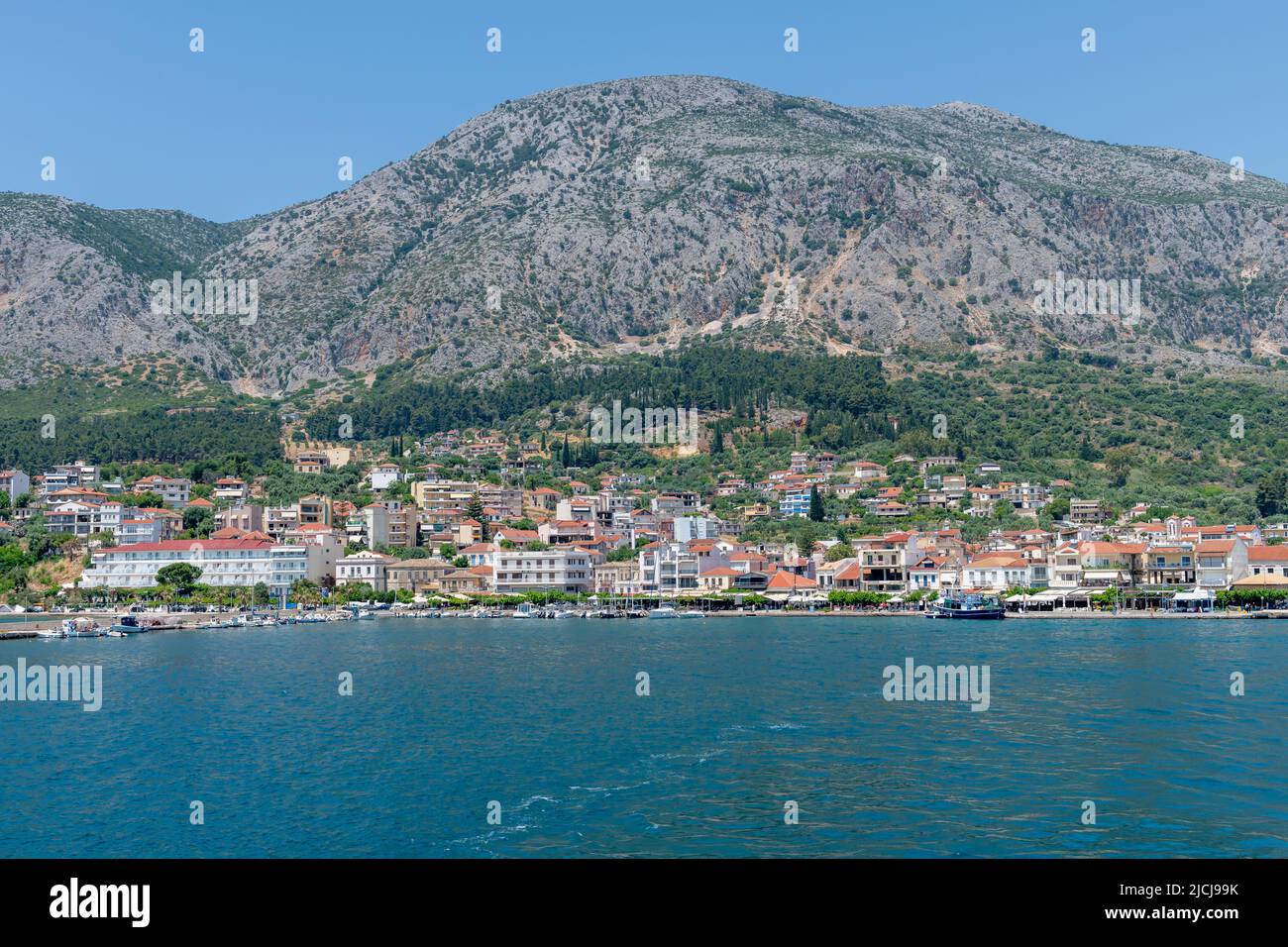 The harbor town of astakos hi-res stock photography and images - Alamy