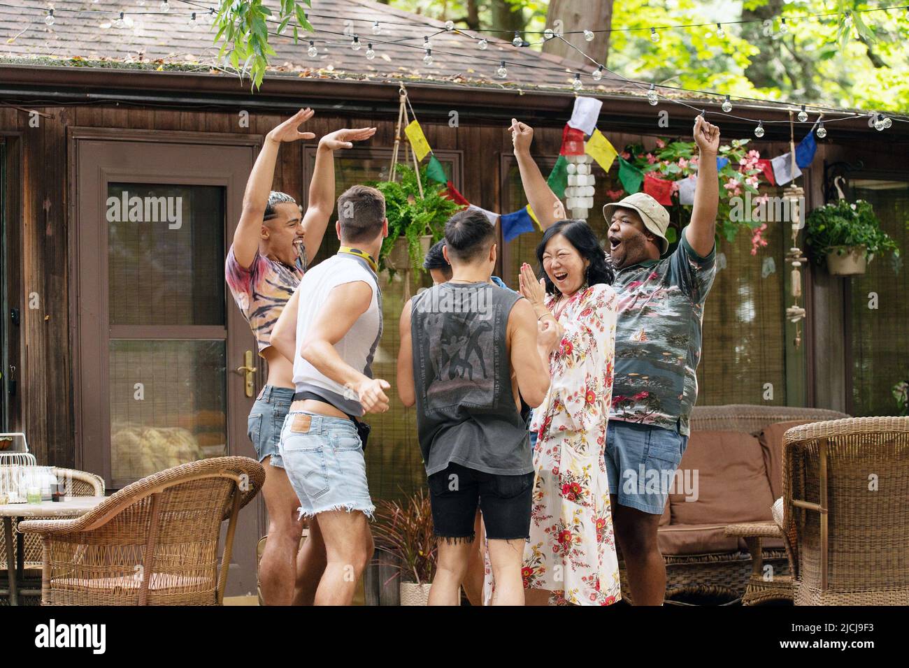 FIRE ISLAND, from left: Tomas Matos, Matt Rogers, Joel Kim Booster ...