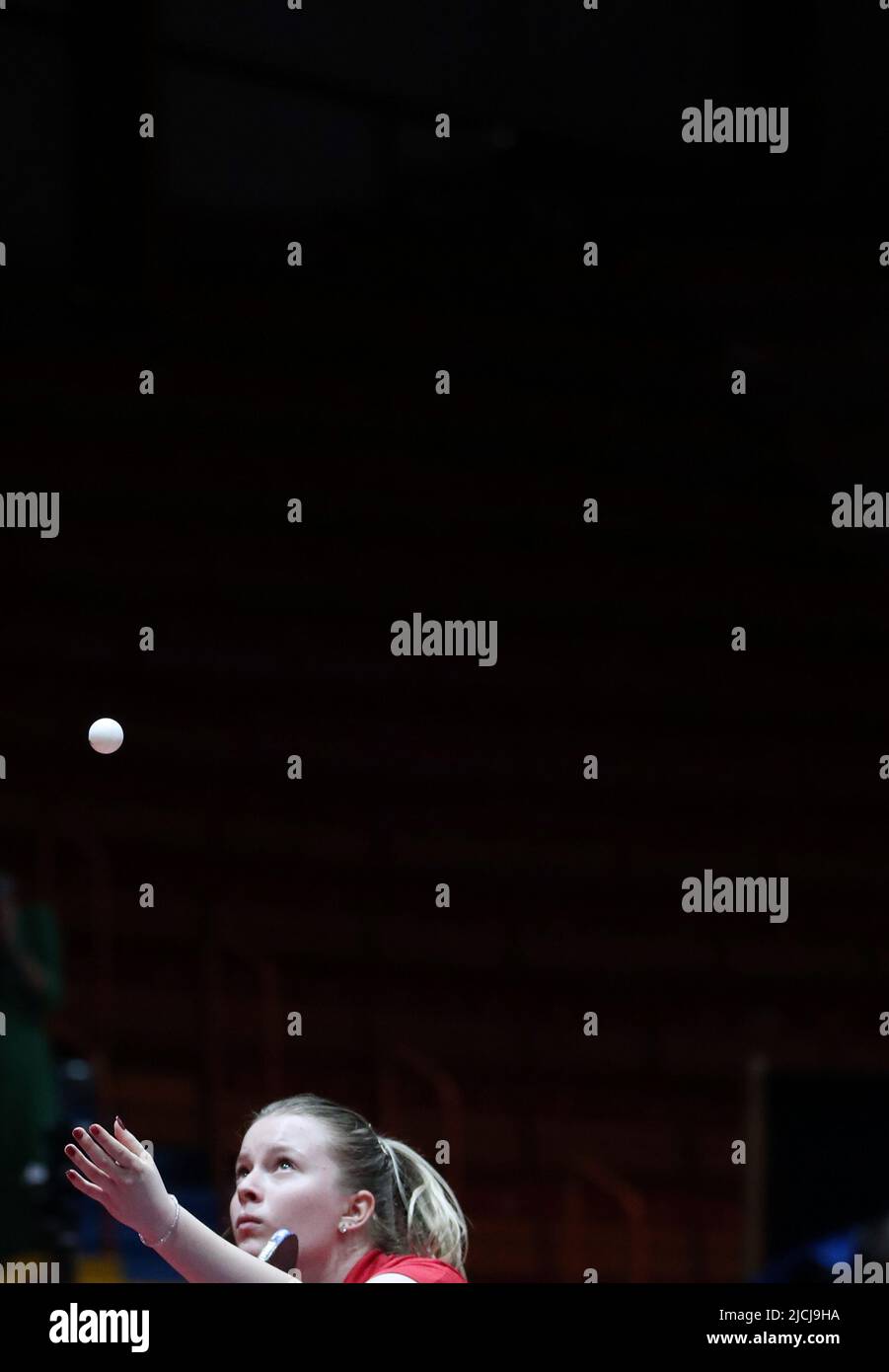 Zagreb, Croatia, June 13, 2022. Croatia's Hana Arapovic in action ...