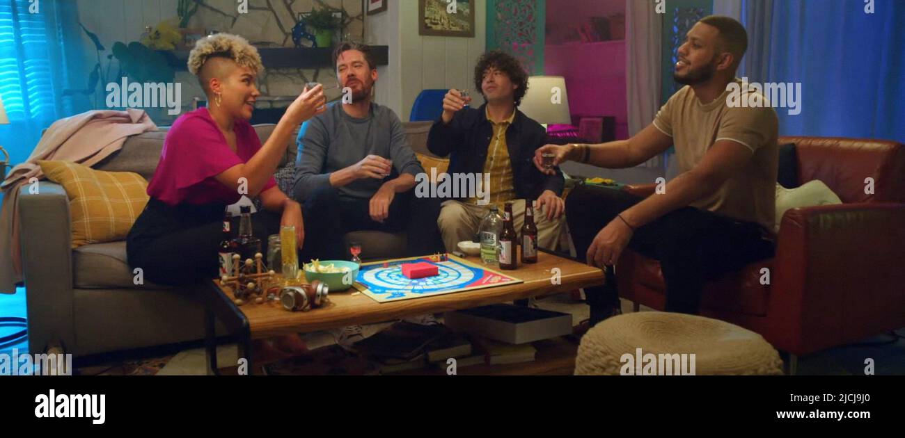 GATLOPP, from left: Emmy Raver-Lampman, Jim Mahoney, Jon Bass, Sarunas ...