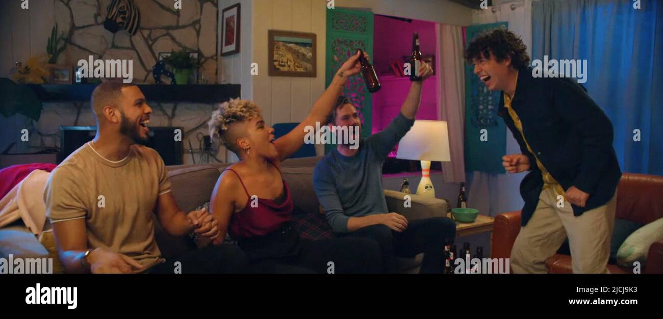 GATLOPP, from left: Sarunas J. Jackson, Emmy Raver-Lampman, Jim Mahoney ...