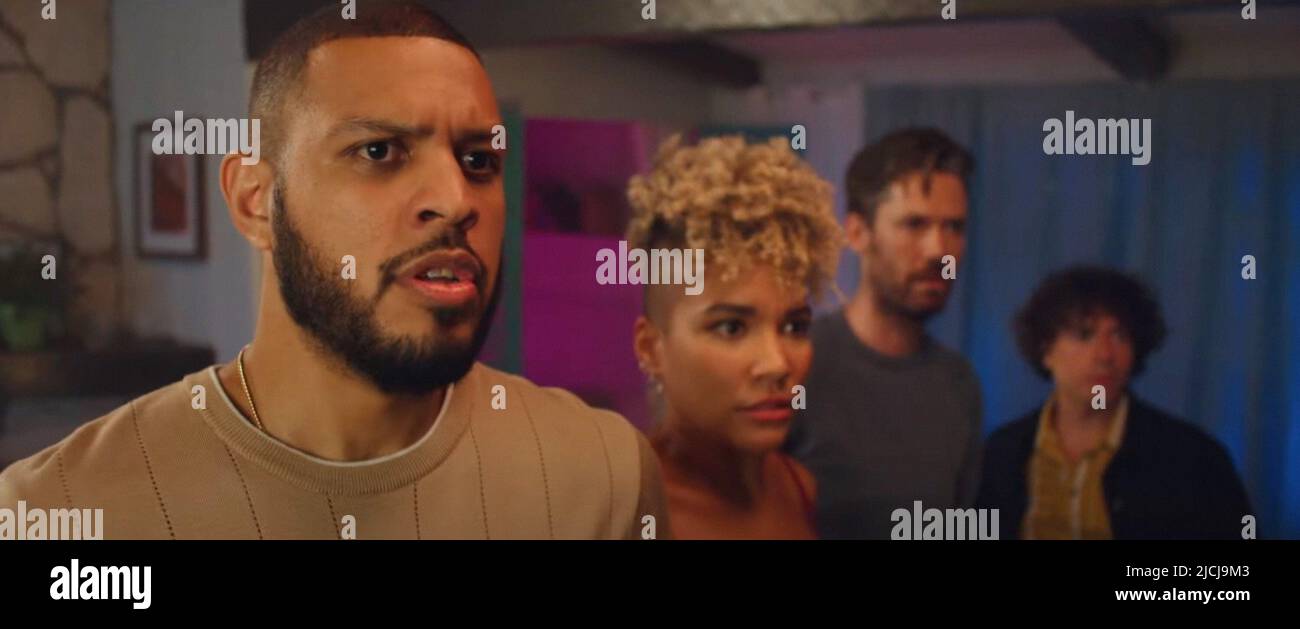 GATLOPP, from left: Sarunas J. Jackson, Emmy Raver-Lampman, Jim Mahoney ...