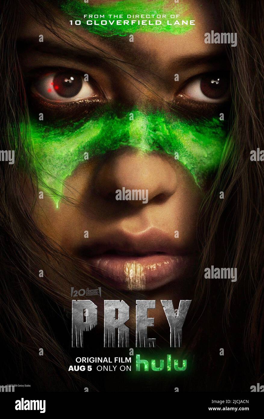PREY, US poster, Amber Midthunder, 2022. © Hulu / Courtesy Everett ...