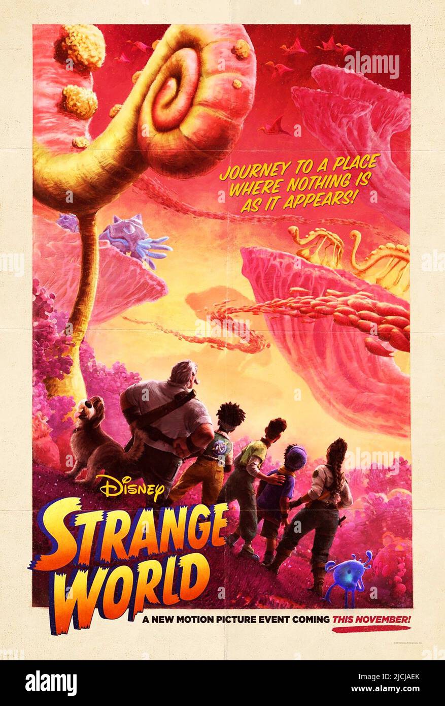 STRANGE WORLD, US advance poster, 2022. © Walt Disney Studios Motion ...