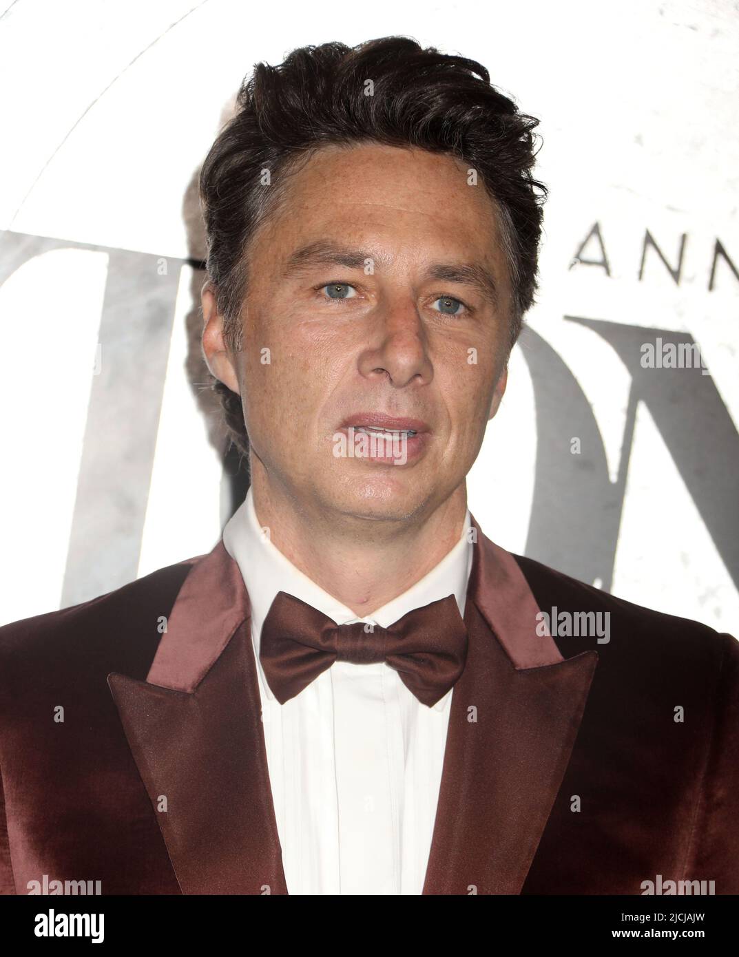 June 12, 2022, New York, New York, USA: Actor ZACH BRAFF attends the 75th Annual Tony Awards ...