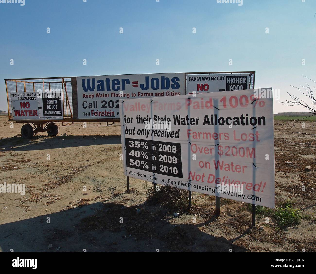 water billboards in California during the drought Stock Photo - Alamy