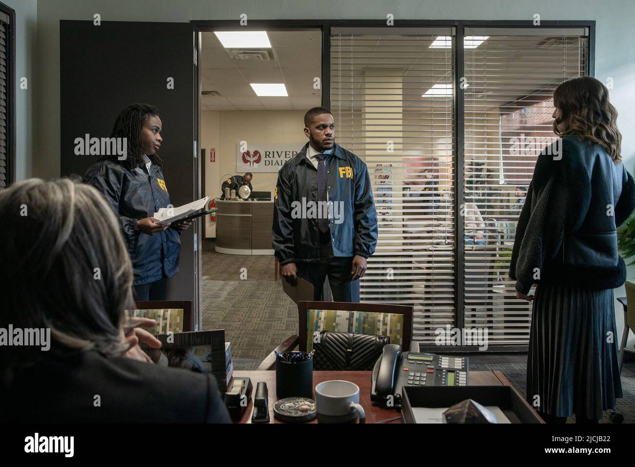 POWER BOOK IV: FORCE, from left: Tommy Flanagan (front, back to camera ...