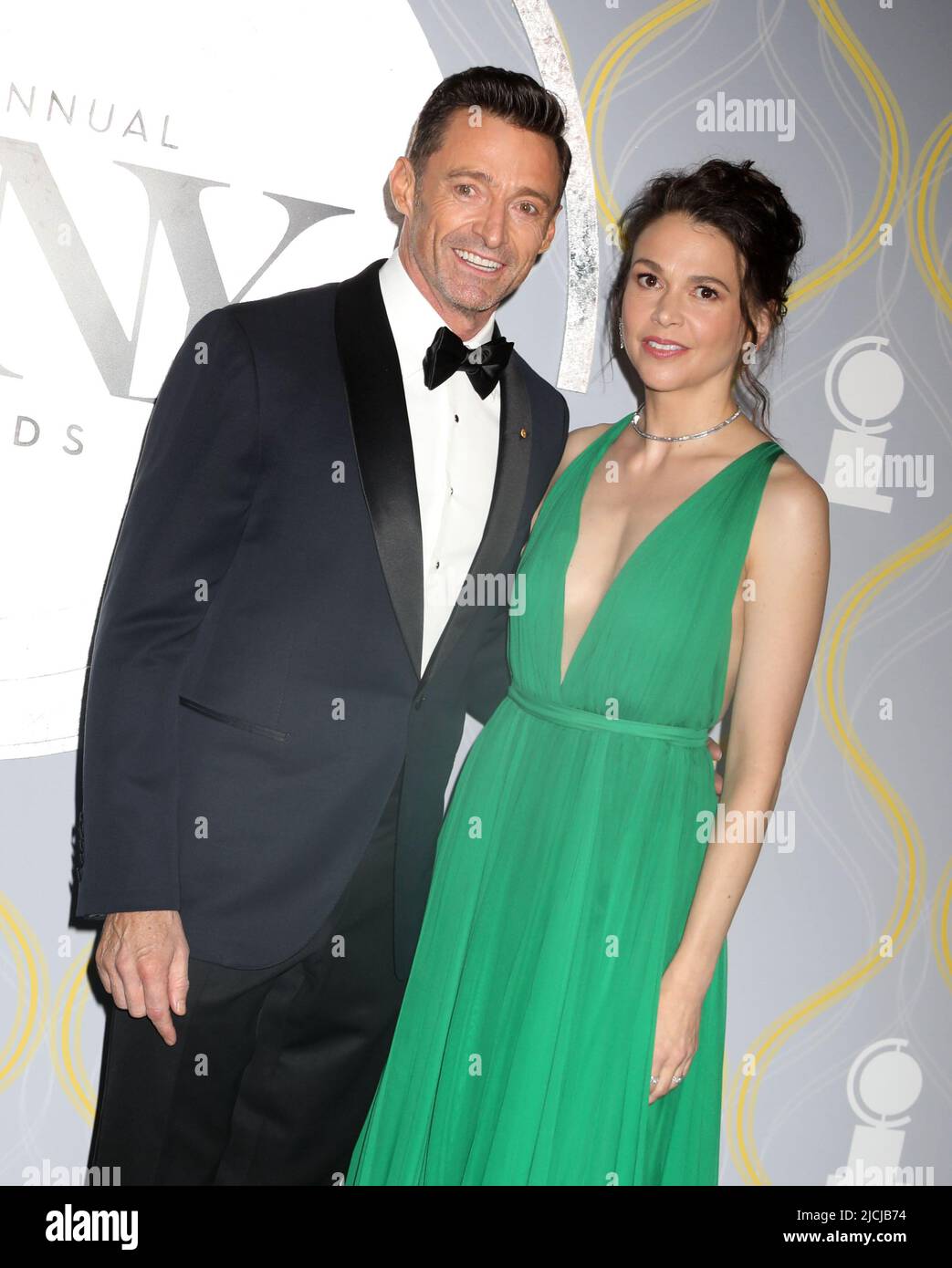 June 12, 2022, New York, New York, USA: Actors HUGH JACKMAN and SUTTON ...