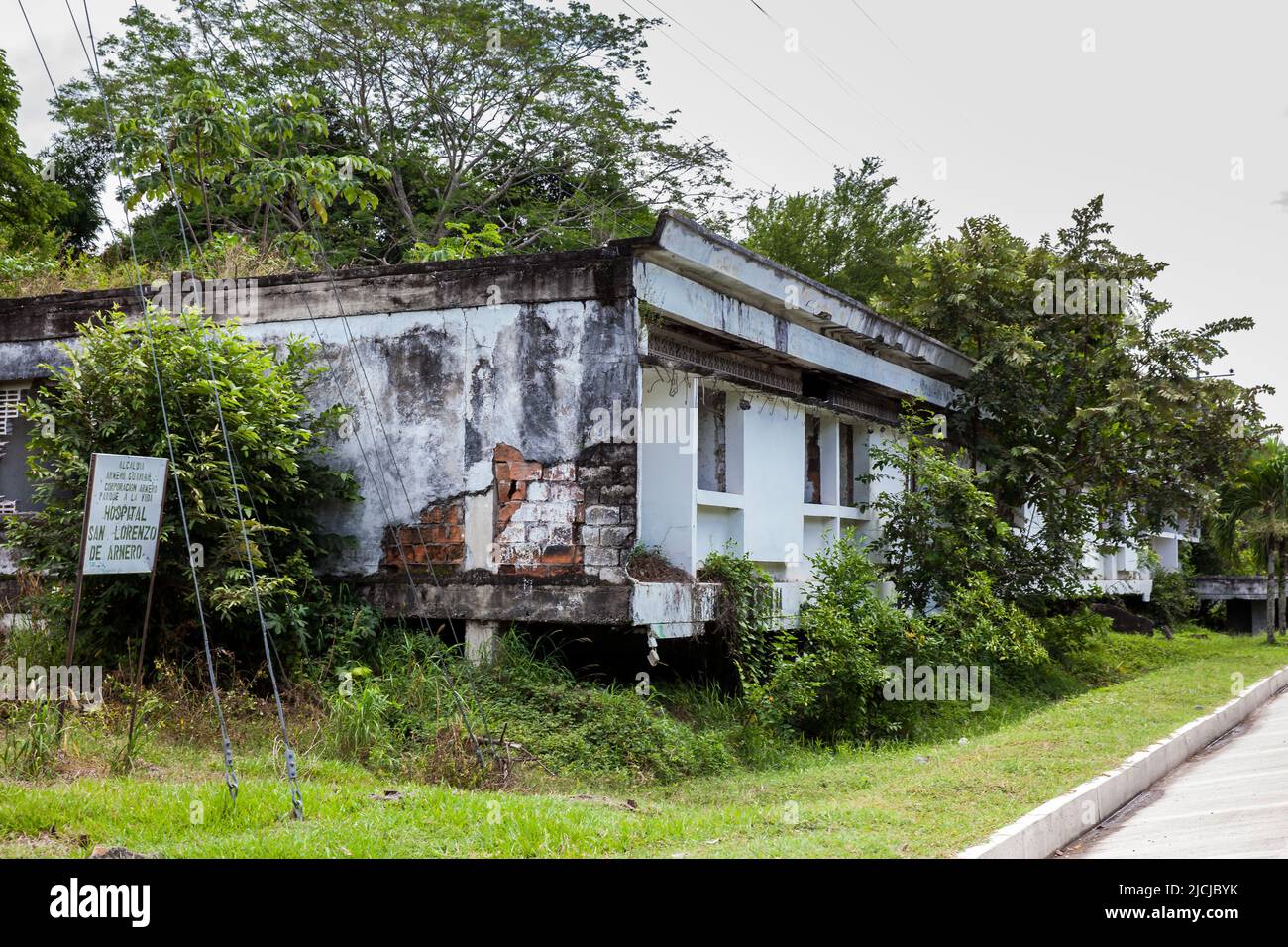 ARMERO, COLOMBIA - MAY, 2022: Remains of the destroyed San Lorenzo ...