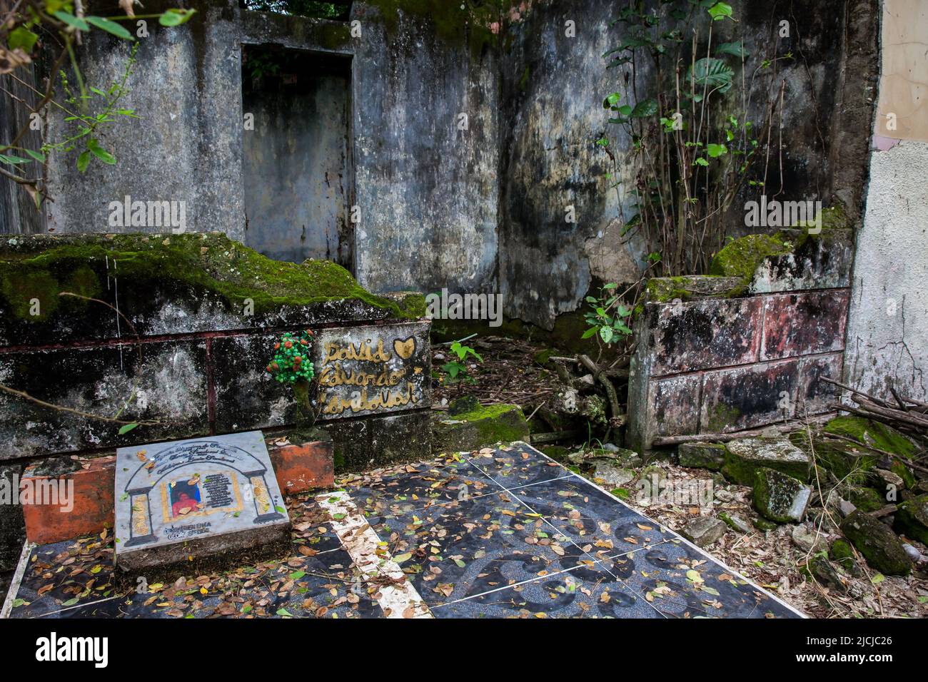 ARMERO, COLOMBIA - MAY, 2022: Remains of the destroyed houses of the ...
