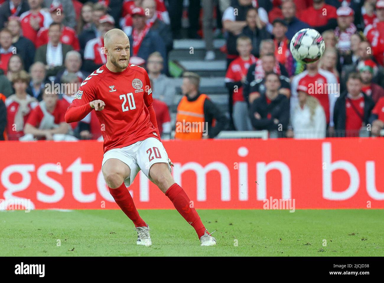 Copenhagen, Denmark. 13th June, 2022. Nicolai Boilesen (20) of Denmark ...