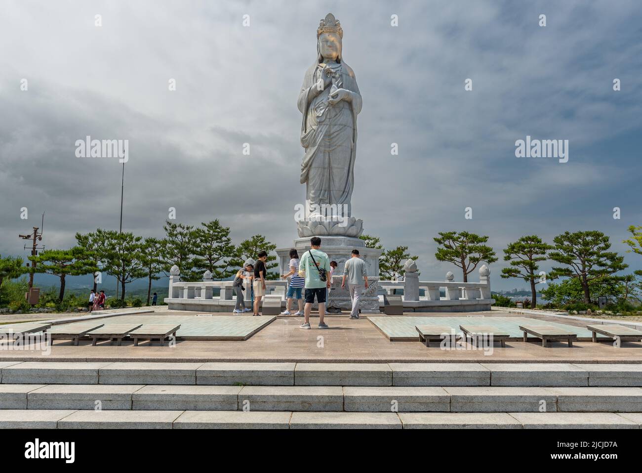 Naksansa Korean Buddhist temple complex in the Jogye order in Gangwon ...