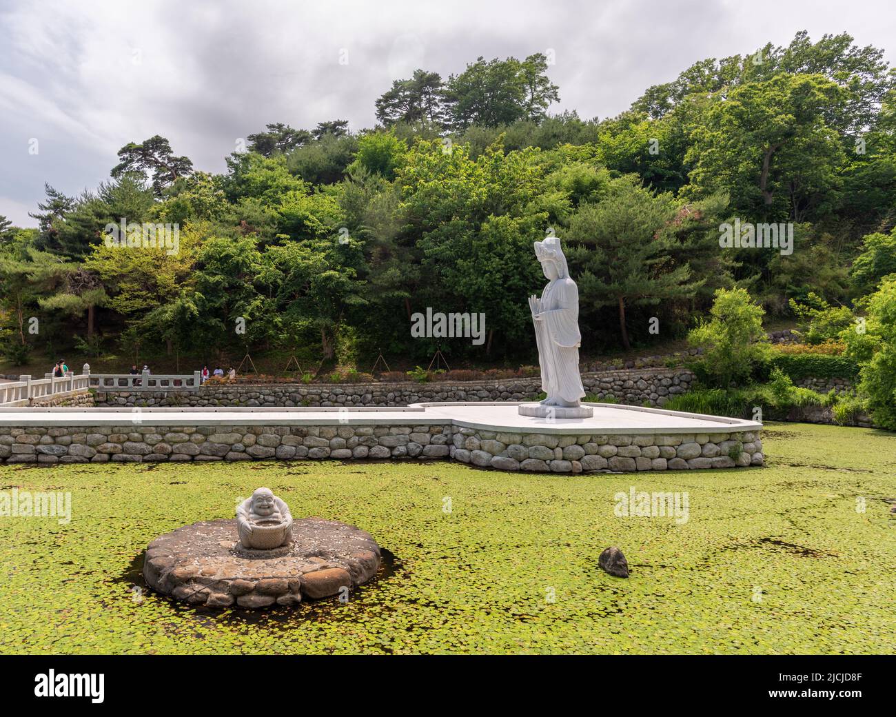 Naksansa Korean Buddhist temple complex in the Jogye order in Gangwon ...