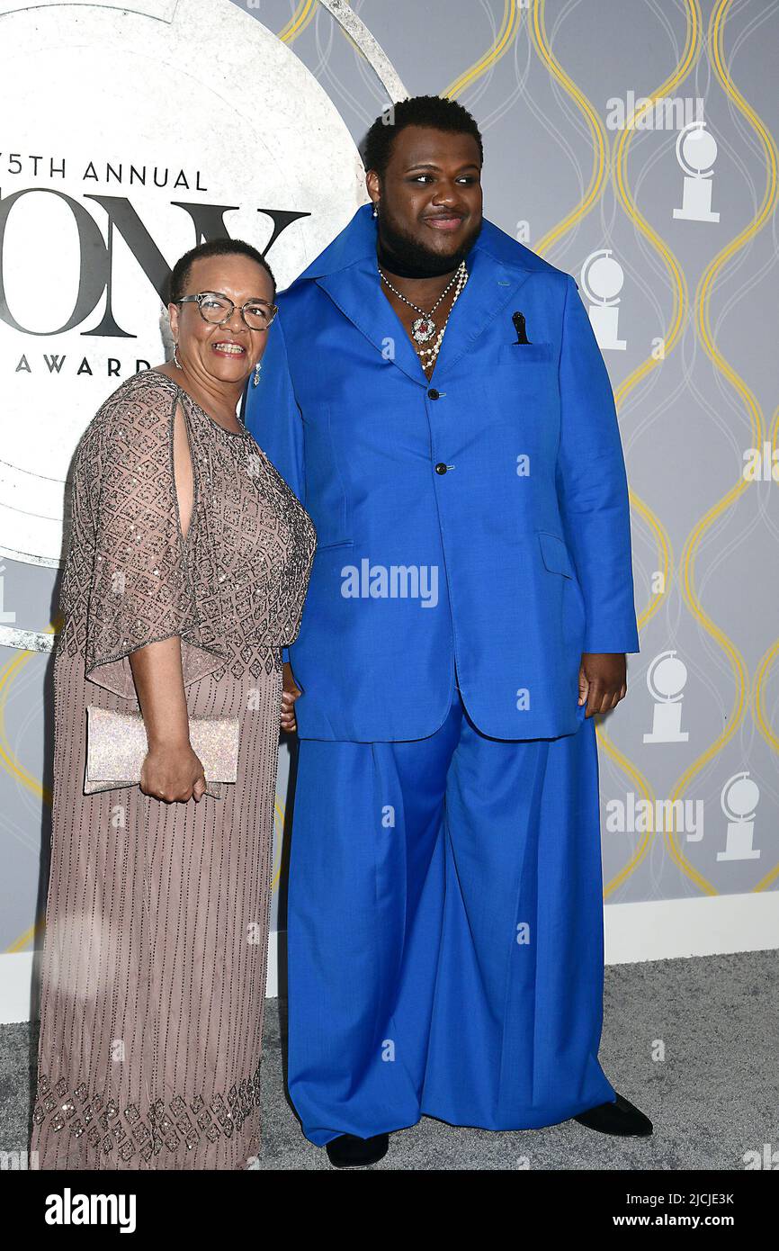 Jaquel Spivey attends the 75th Annual Tony Awards on June 12, 2022 at ...