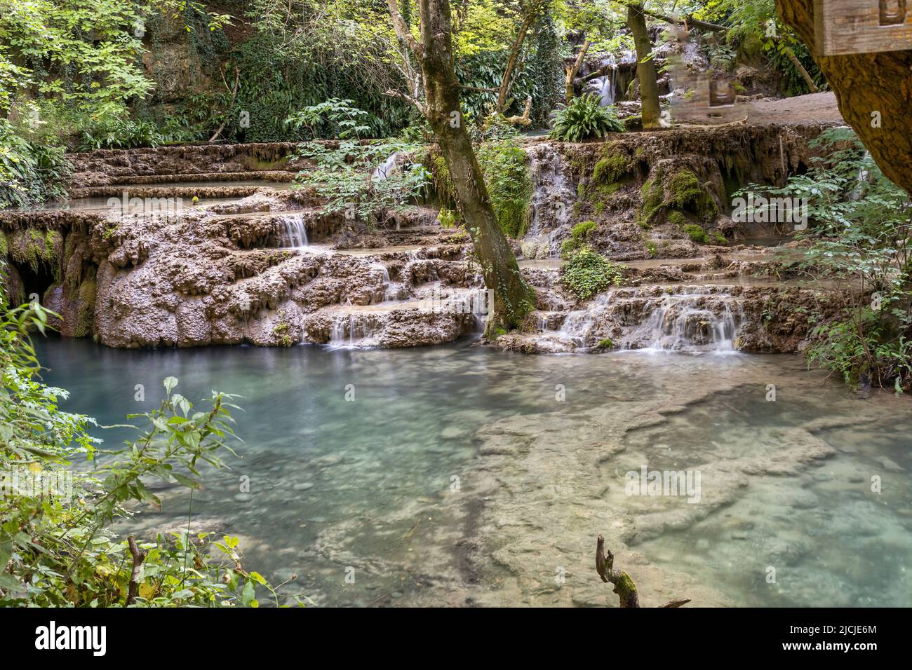 Amazing view of Krushuna Waterfalls, Lovech region, Bulgaria Stock ...